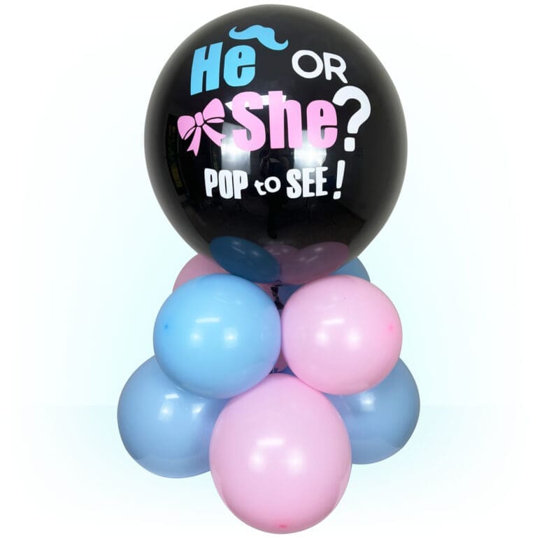 Gender Reveal Balloon Pop Stand. Same-Day Delivery.