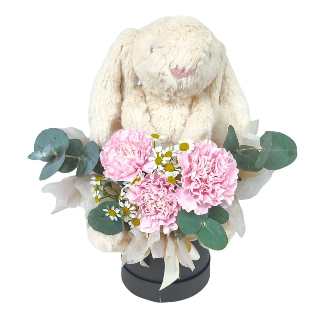 Mini Bunny Daisy Bloom Box - PartyPerfect.my